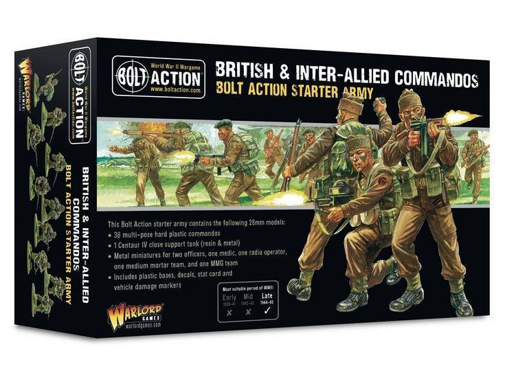 Bolt Action - British & Inter-Allied Commandos Starter Army – Gap Games