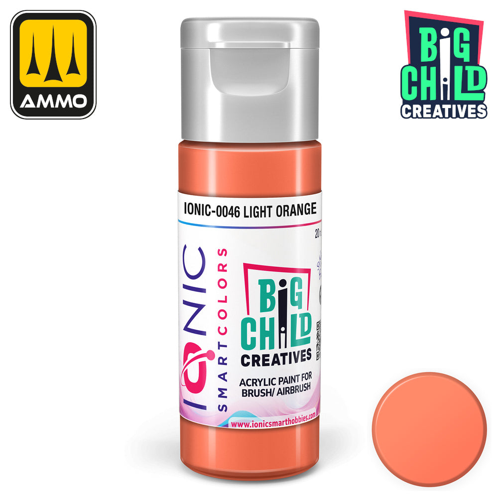 Ionic - Acrylic Paints - Light Orange 20ml – Gap Games