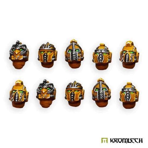 KROMLECH Omega Legion Helmet Heads (10) – Gap Games