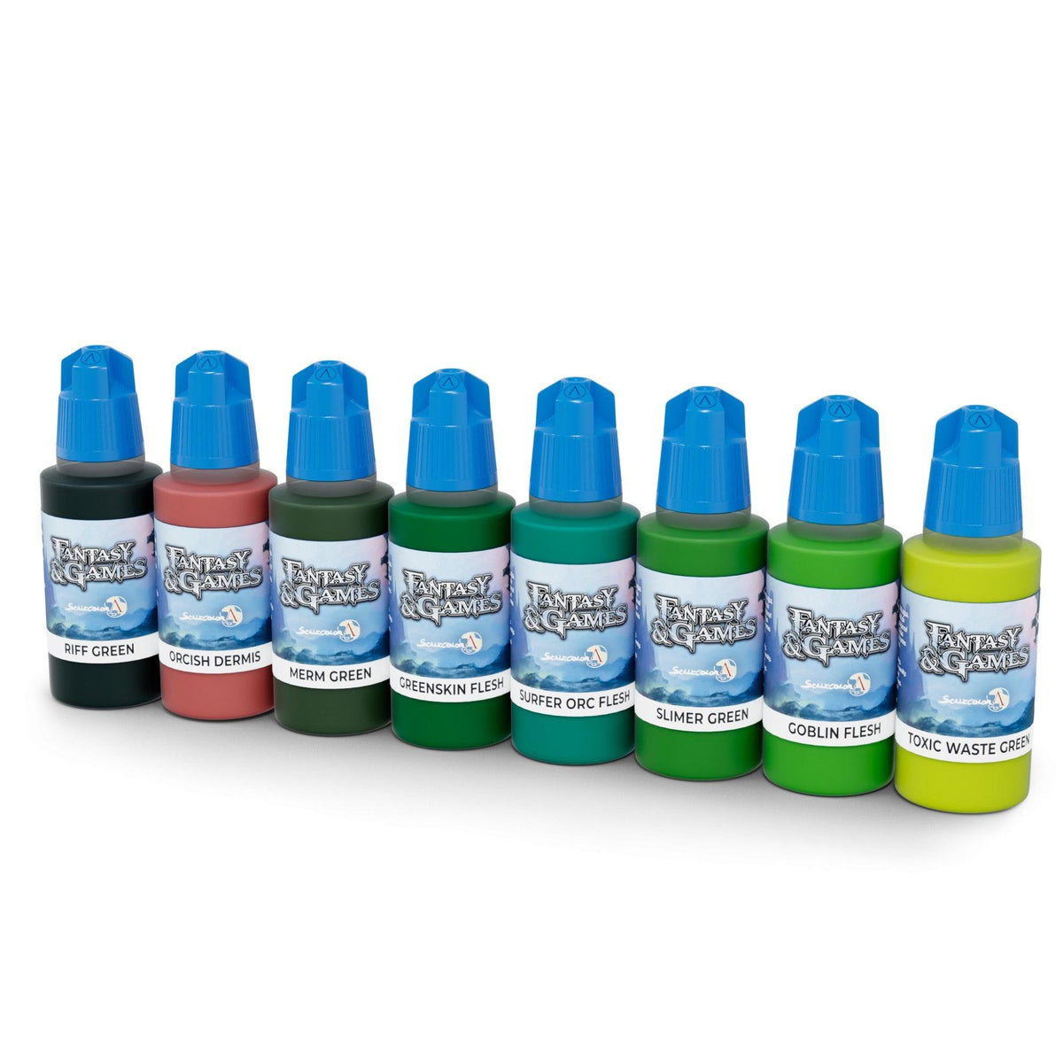 Scale 75 - Fantasy Colours - Orcs And Goblins Paint Set – Gap Games