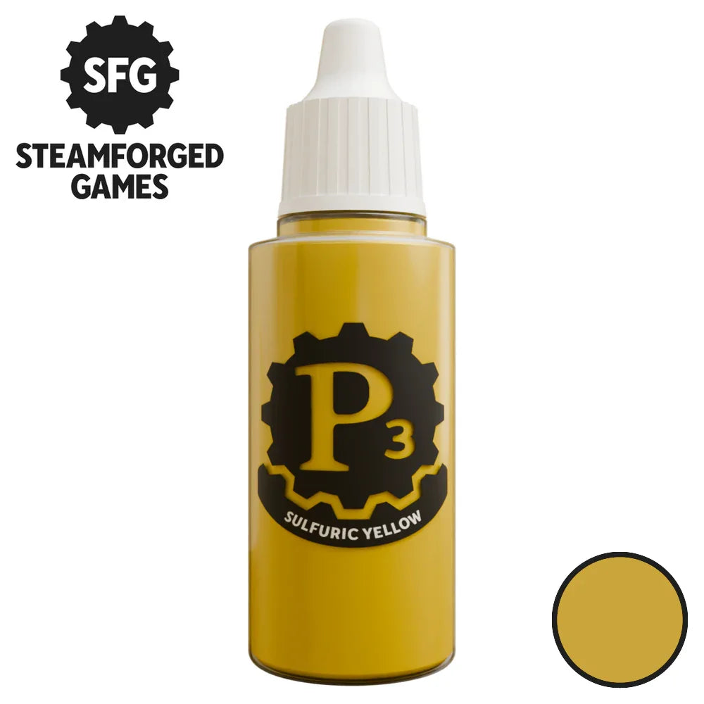 P3 Paints - Sulfuric Yellow - 18ml – Gap Games