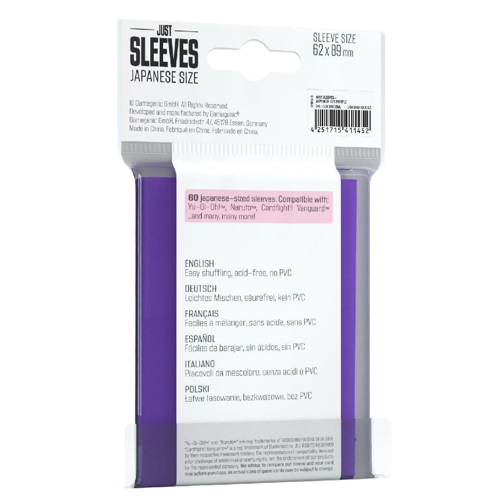 Gamegenic Just Sleeves Japanese Size Purple – Gap Games