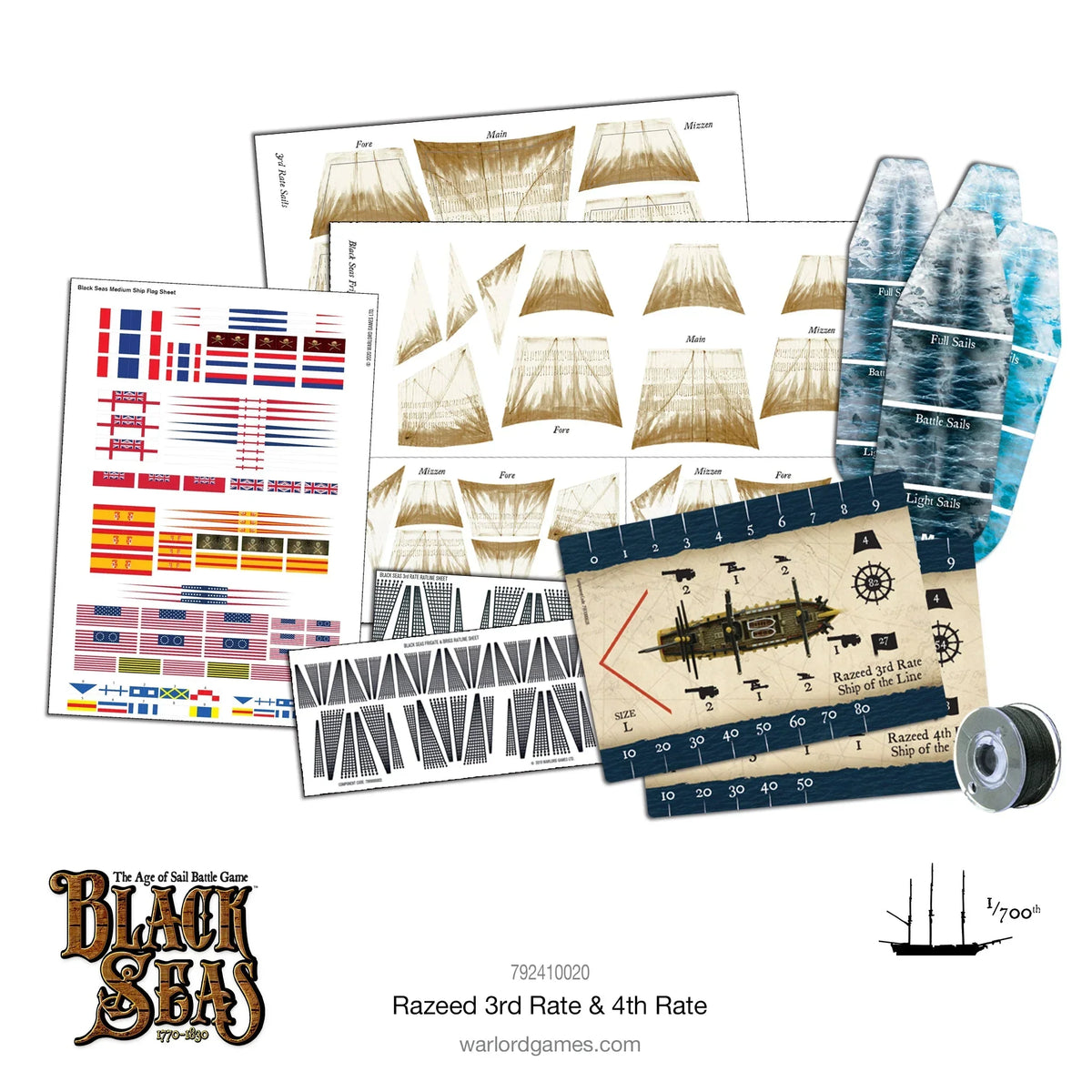 Black Seas: Razeed 3rd Rate & 4th Rate – Gap Games