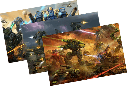 Battletech Mercenaries Box Set - Kickstarter Limited Edition+ Large ...