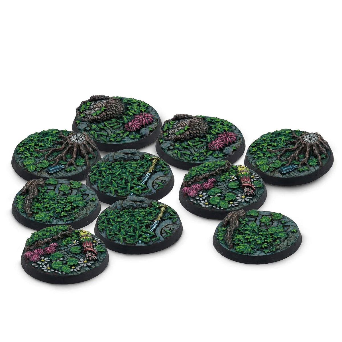 Warcrow - 30mm Syenann Scenery Bases, Alpha Series – Gap Games
