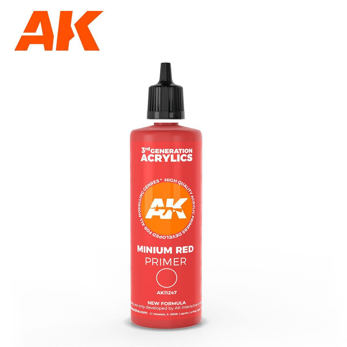 AK Interactive 3Gen Primers - Minimum red surface Primer 100ML – Gap Games