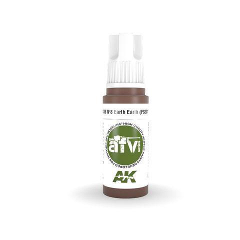 AK Interactive 3rd Gen Acrylic Nº8 EARTH RED (FS30117) – Gap Games