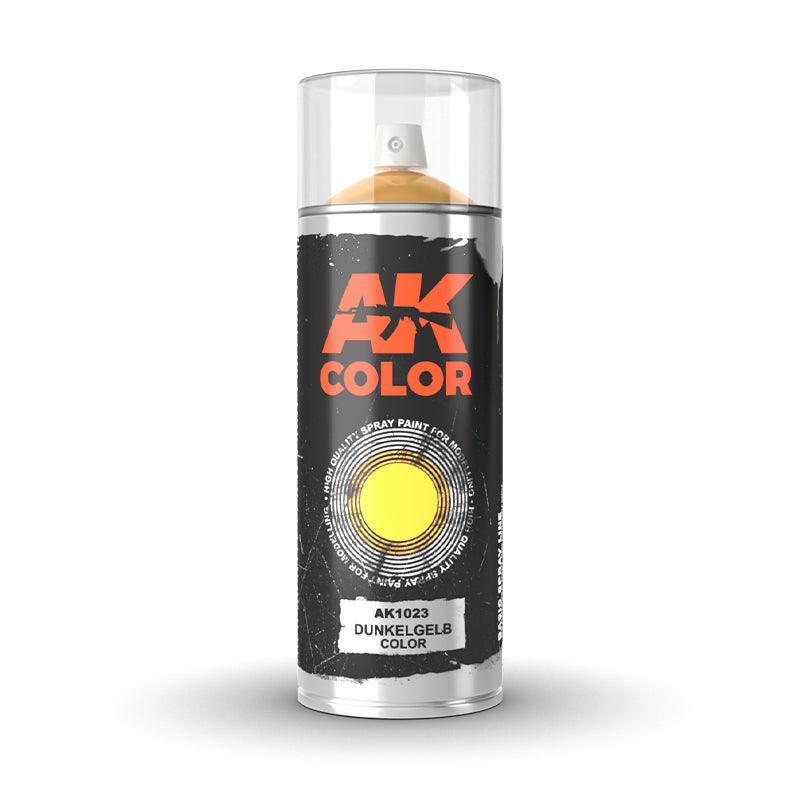Ak Interactive - Aerosol Spray Primer - Dunkelgelb Color - Spray 150ml ...