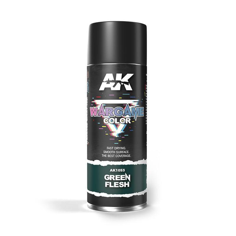 Ak Interactive - Aerosol Spray Primer - Green Flesh Spray 400ml – Gap Games