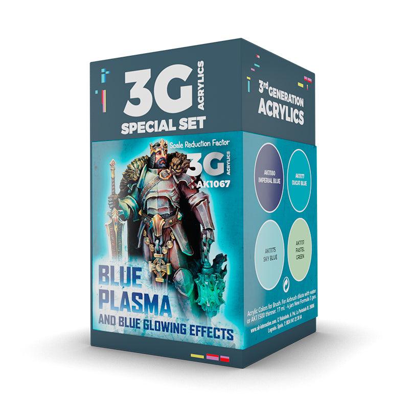 Ak Interactive - 3 Gen Acrylics - Wargame Color Set. Blue Plasma And ...