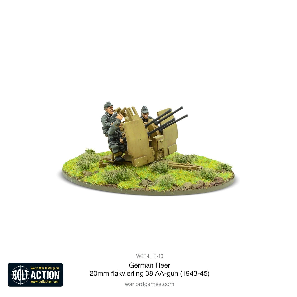 Bolt Action: German Heer 20mm Flakvierling 38 AA-Gun (1943-45) – Gap Games