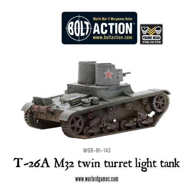 Bolt Action - T-26A M32 Twin Turret Light Tank – Gap Games