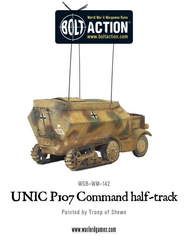 Bolt Action - Unic P107 Command Halftrack – Gap Games