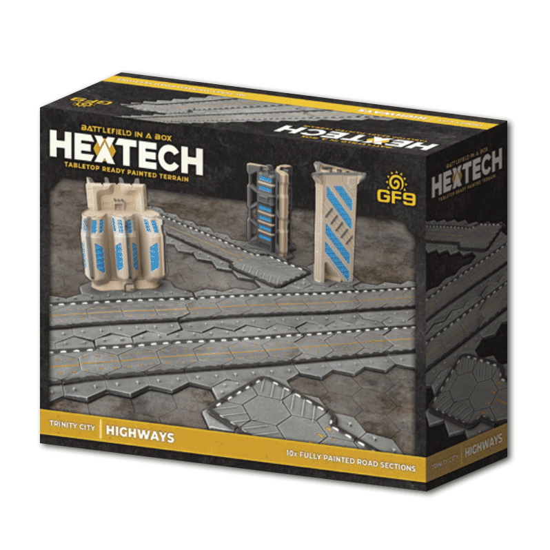 Hextech Terrain Wave 2 Trinity City Highways – Gap Games