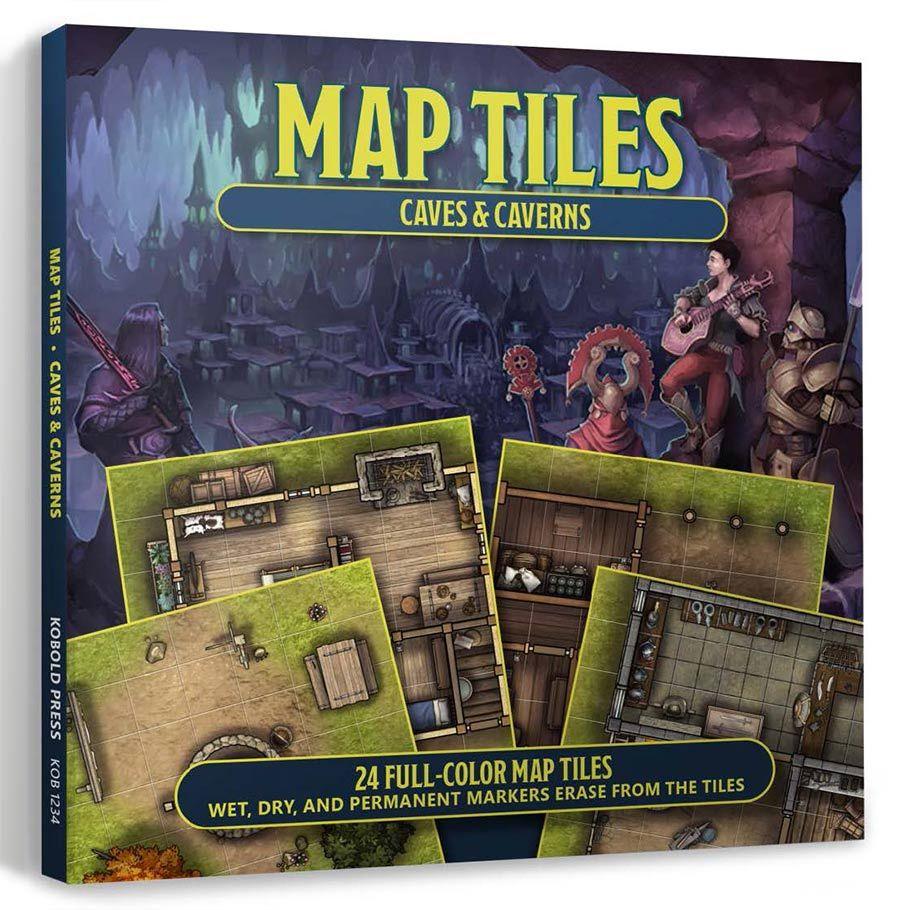 Kobold Press: Map Tiles: Caves & Caverns – Gap Games