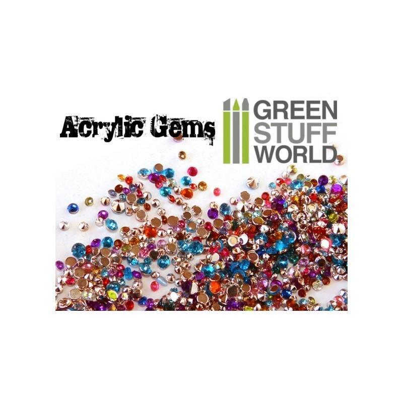 Micro Acrylic Gems - 1mm to 2.5mm – Gap Games