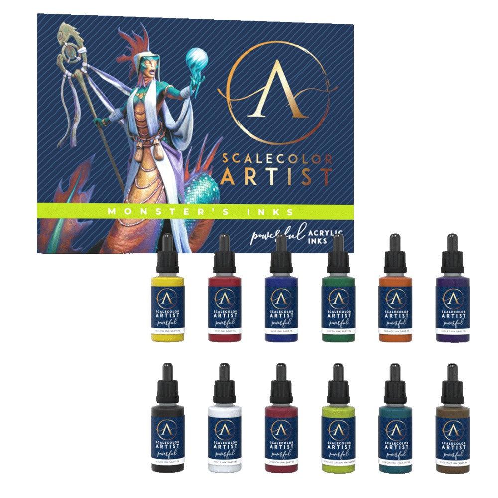 Scale 75 - Scalecolor Artist - Monster´S Ink Paint Set – Gap Games