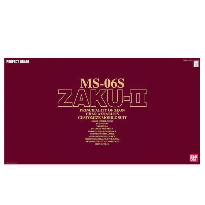 PG 1/60 MS06S ZAKU II CHAR CUSTOM – Gap Games