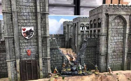 Renedra Terrain - Tower Breached Wall Section (Plastic) – Gap Games