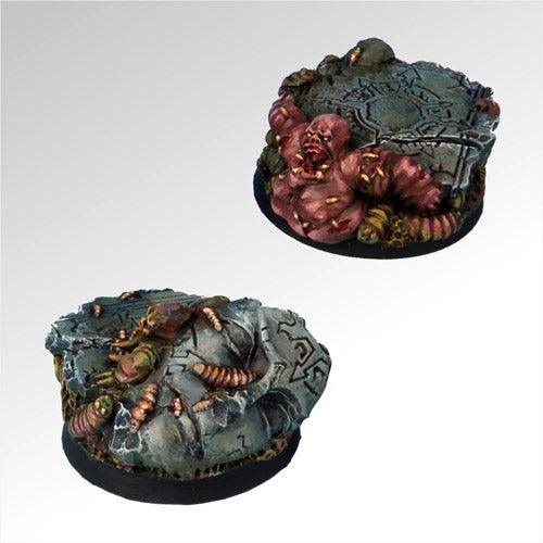 Rot and Grubs 40 mm round bases set1 (2) – Gap Games