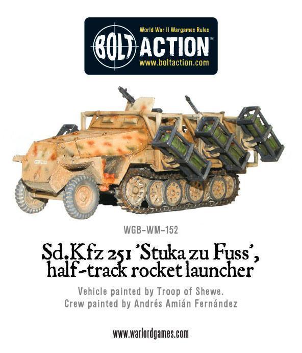 Sd.Kfz 251 'Stuka Zu Fuss', Halftrack Rocket Launcher – Gap Games