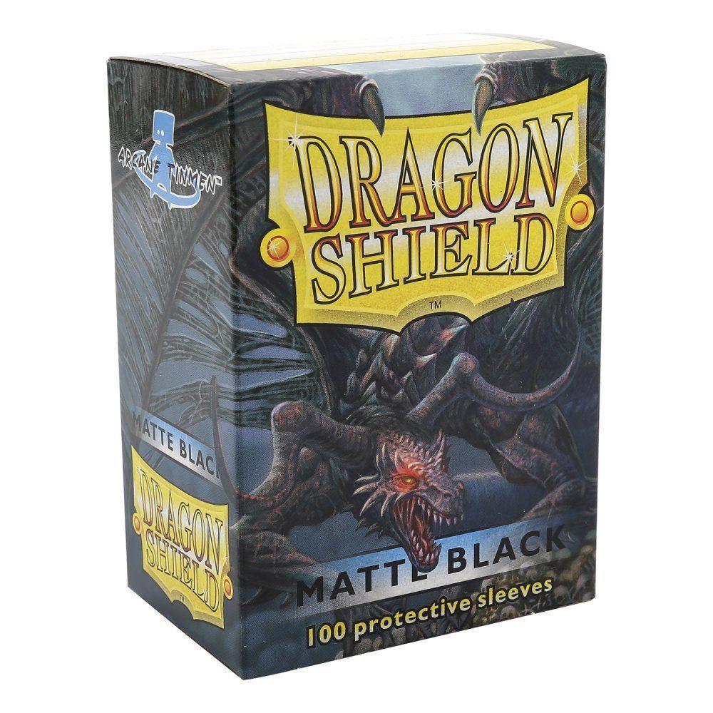 Sleeves - Dragon Shield - Box 100 - Black MATTE – Gap Games