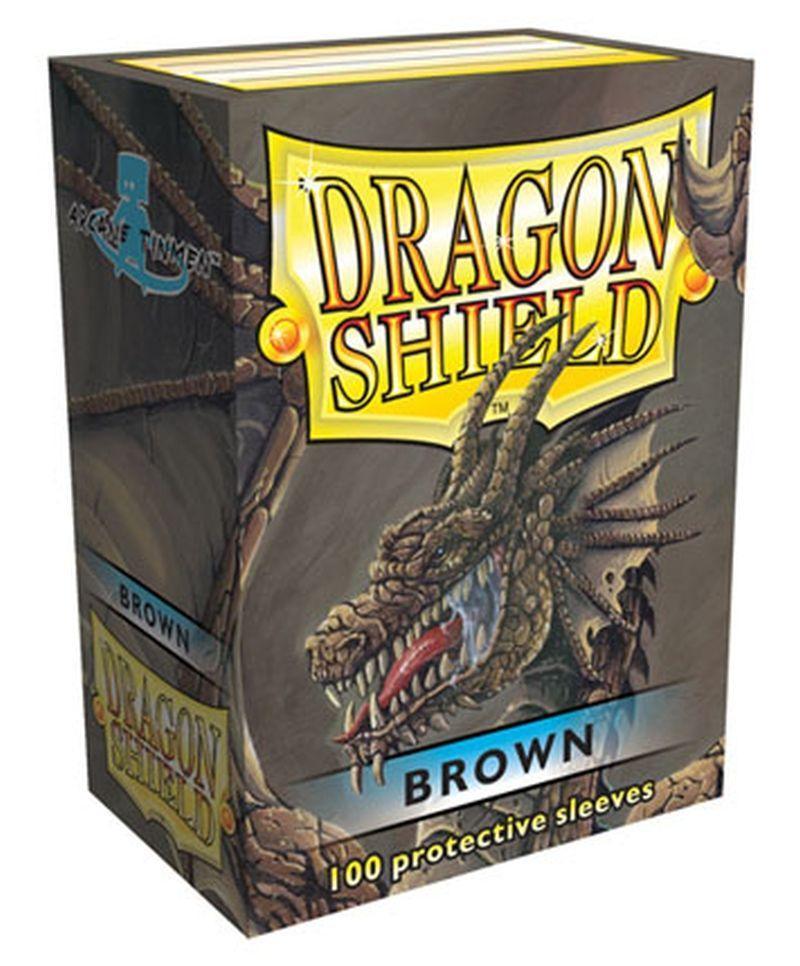 Sleeves - Dragon Shield - Box 100 - Brown – Gap Games