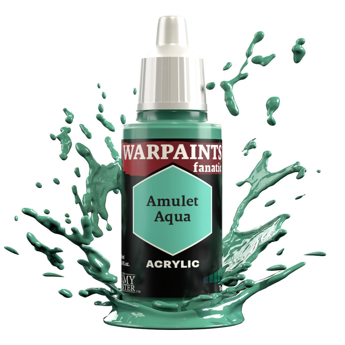 The Army Painter Warpaints Fanatic: Amulet Aqua - 18ml Acrylic Paint ...