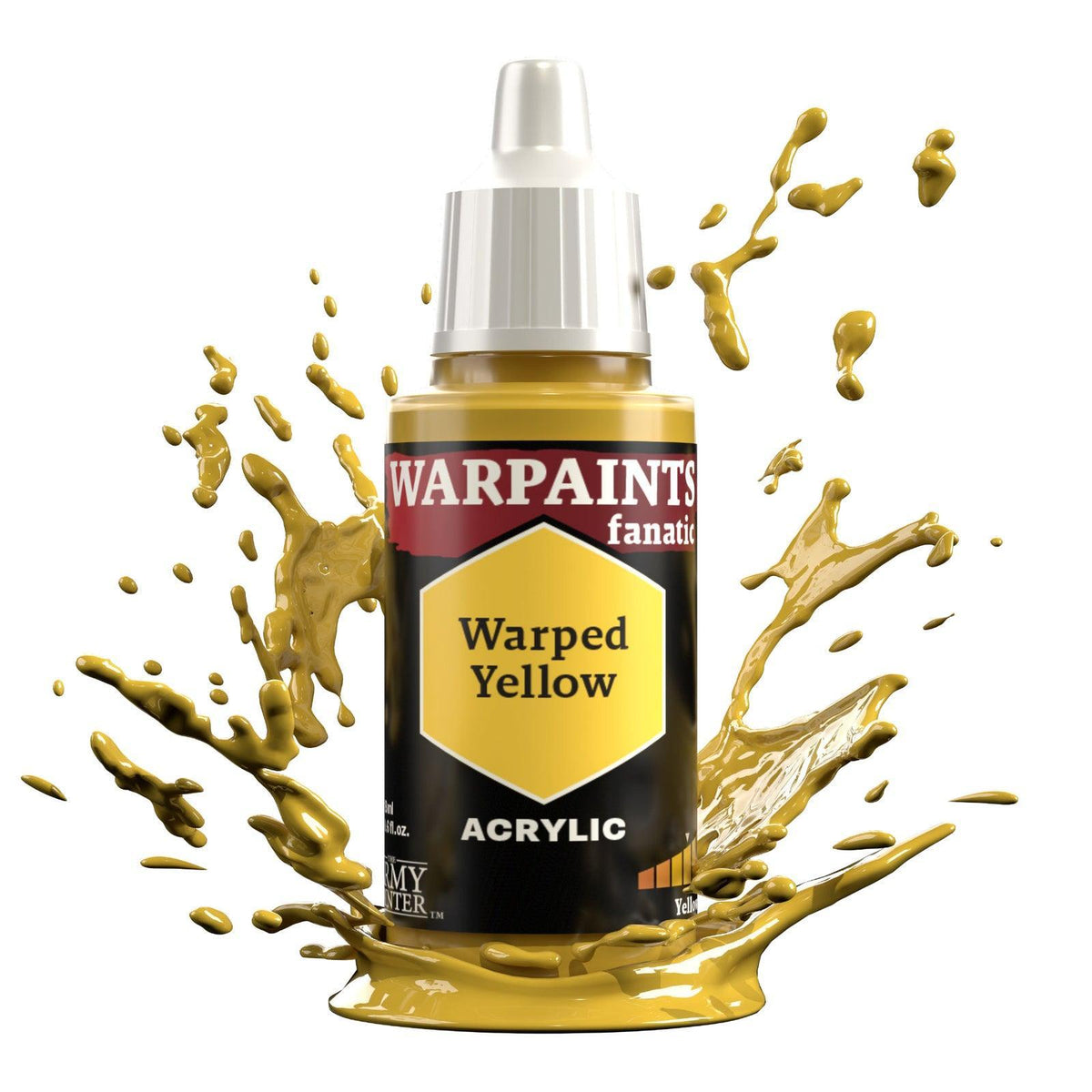 The Army Painter Warpaints Fanatic: Warped Yellow - 18ml Acrylic Paint ...