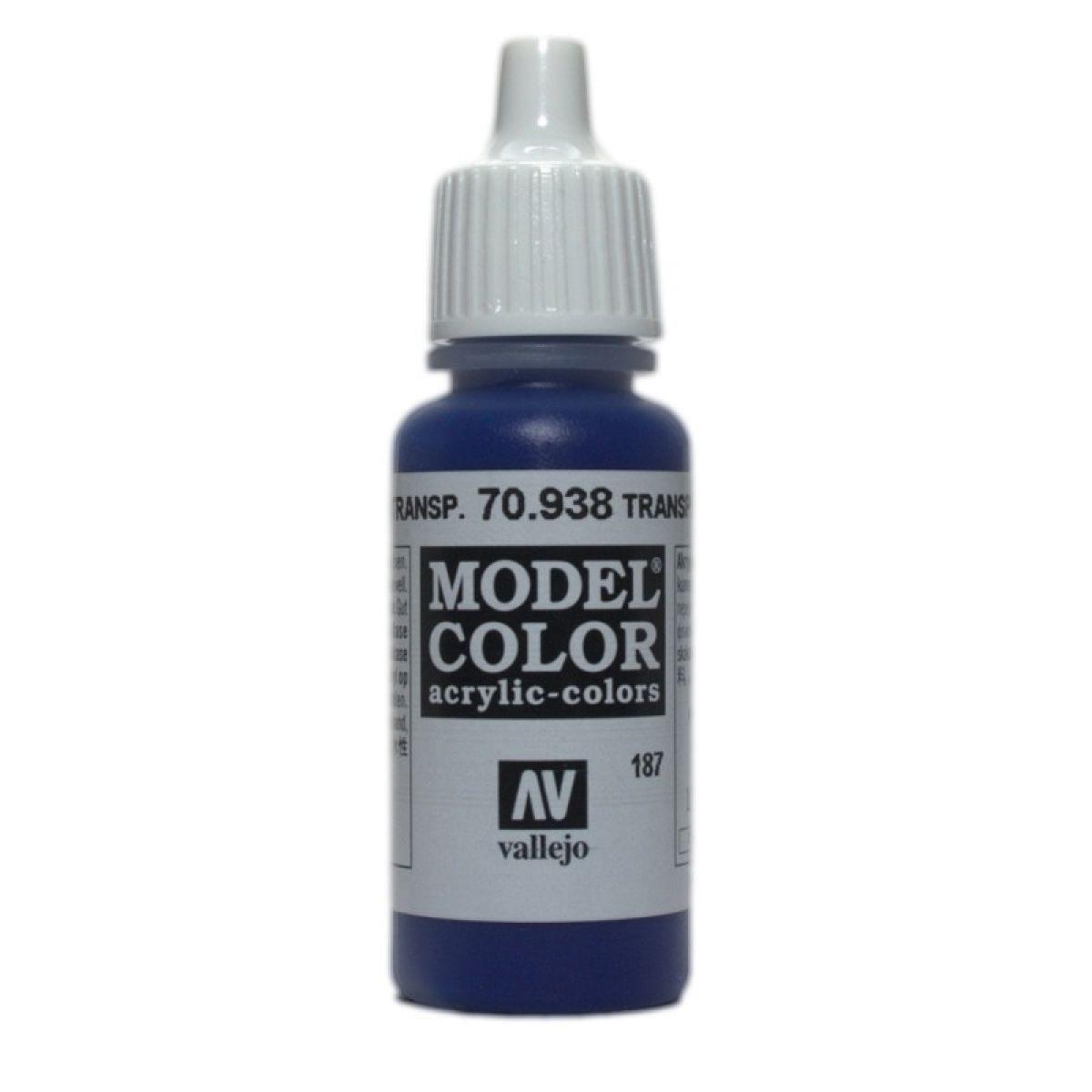 Vallejo 70938 Model Colour Transparent Blue 17 ml Acrylic Paint – Gap Games