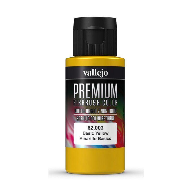Vallejo Premium Colour - Basic Yellow 60 ml – Gap Games
