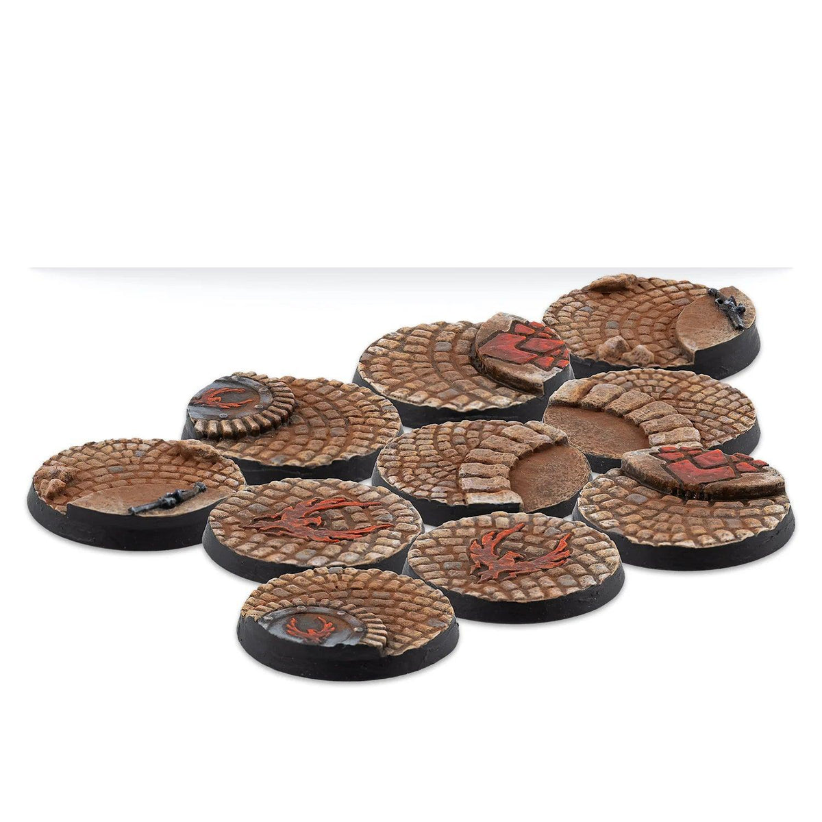 Warcrow - 30mm Hegemony Scenery Bases, Alpha Series – Gap Games