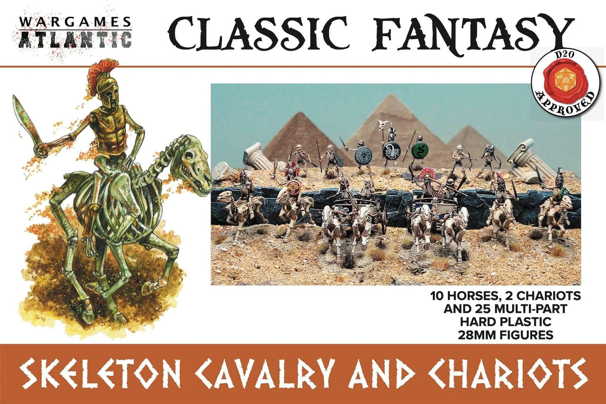 Wargames Atlantic: Classic Fantasy - Skeleton Cavalry and Chariots ...