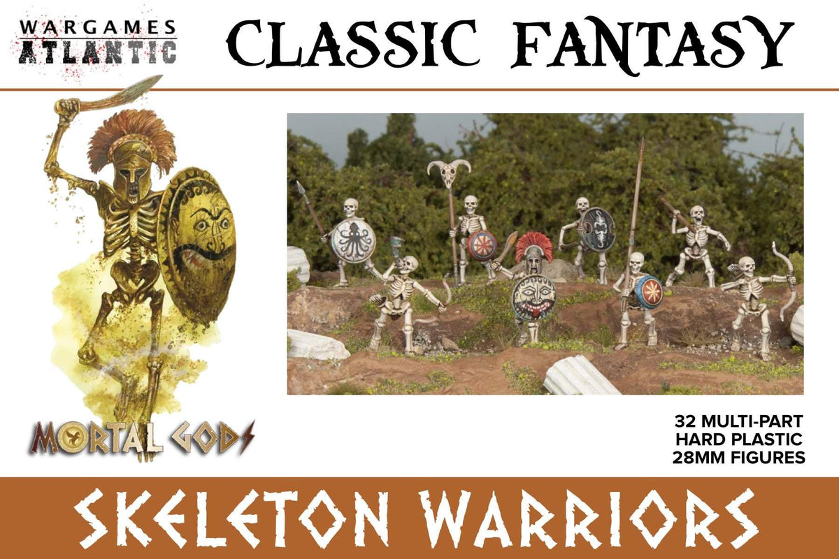 Wargames Atlantic: Classic Fantasy - Skeleton Infantry – Gap Games