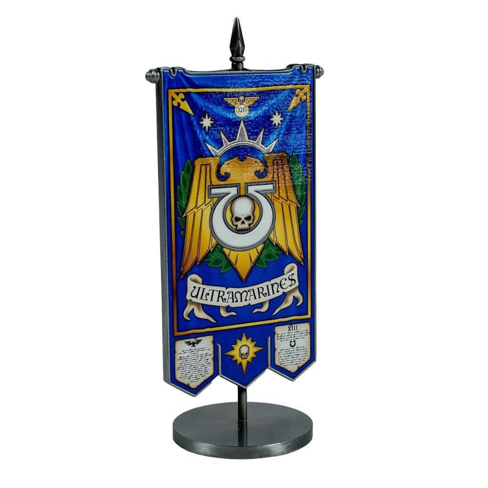 Warhammer 40000: Ultramarines Chapter Desk Banner - Pre-Order – Gap Games