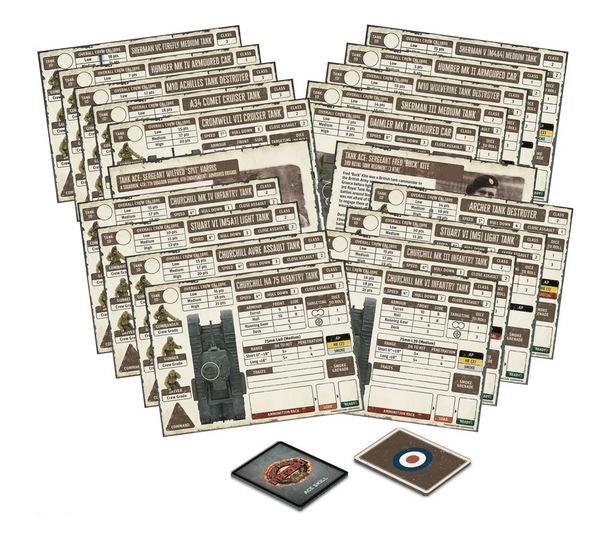 Warlord Games - Achtung Panzer - British Card Bundle – Gap Games