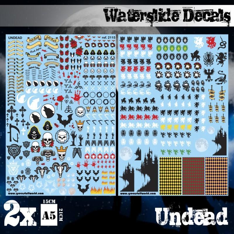 GREEN STUFF WORLD Waterslide Decals - Undead – Gap Games